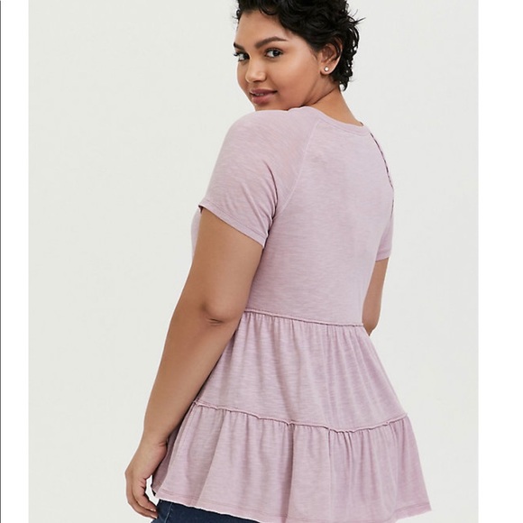torrid | Tops | Nwt Torrid Pink Ruffle Blouse With Layers | Poshmark